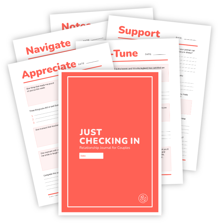 Printable Relationship Check-In Journal - Thriving Good Life