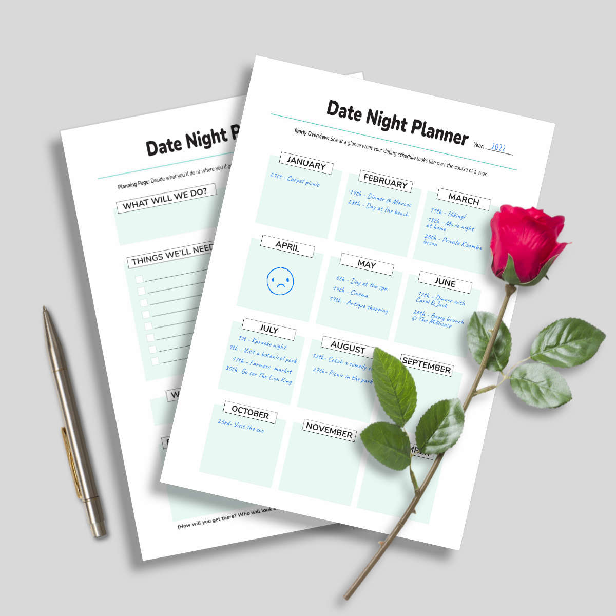 Reconnect: Printable Journal for Couples - Thriving Good Life