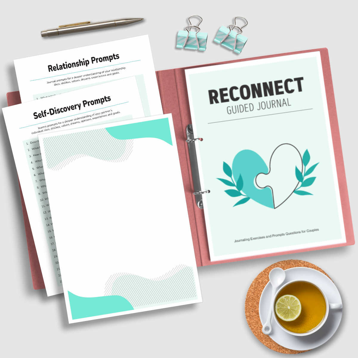 Reconnect: Printable Journal for Couples - Thriving Good Life