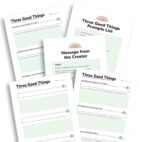 Three Good Things Printable Journal - Thriving Good Life